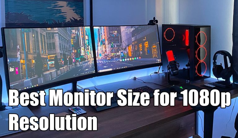 Best Monitor Size for 1080p Resolution | Technoburst